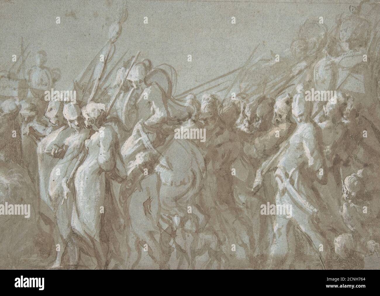 Military Procession, 16th century Stock Photo - Alamy