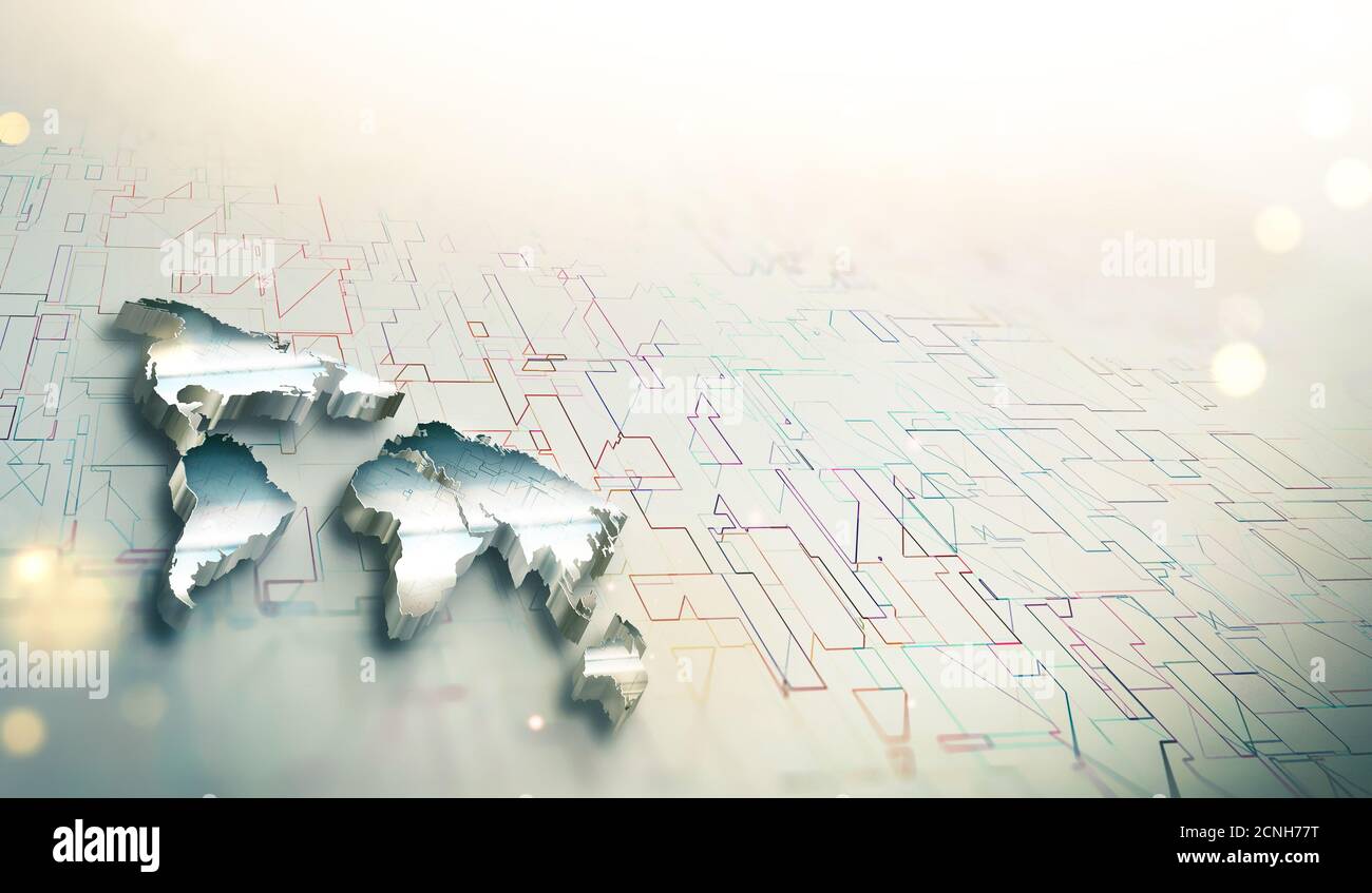 3d business background Stock Photo - Alamy