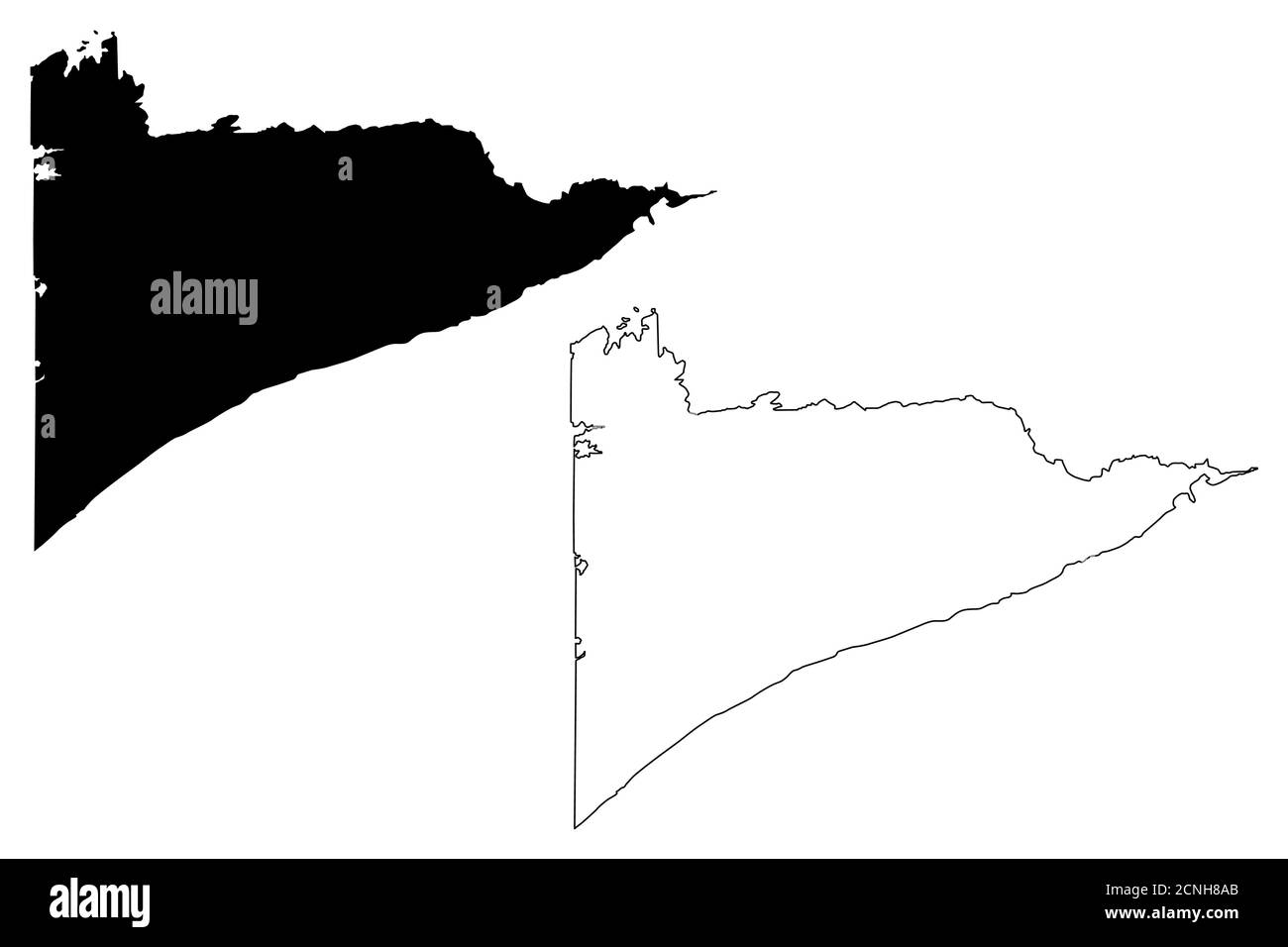Map of cook minnesota hi-res stock photography and images - Alamy