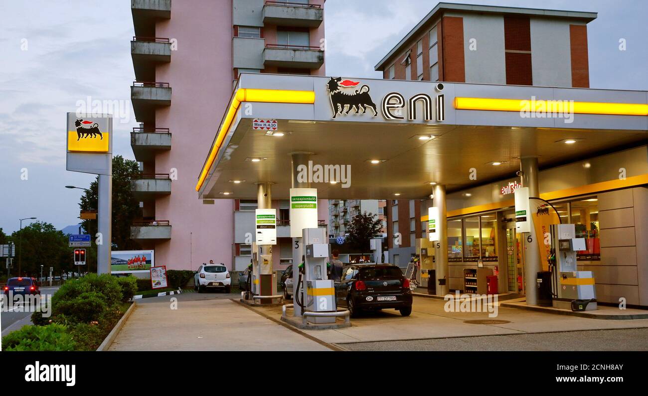 Agip gas station hi-res stock photography and images - Alamy