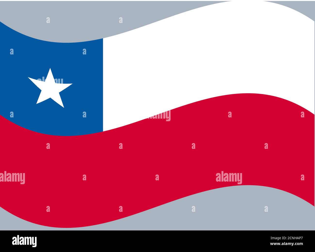 Chile Flag. Official colors and proportion correctly. National Chile ...