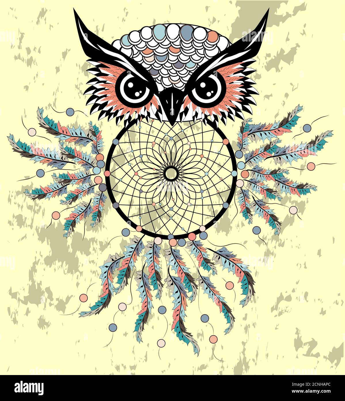 All Seeing Eye Owl Drawing
