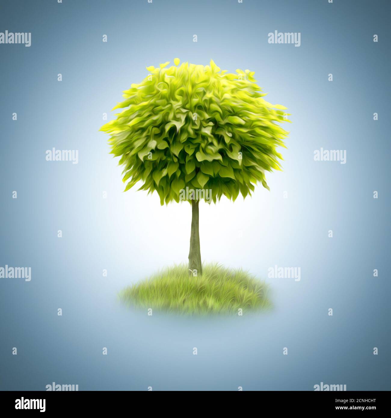 abstract green tree Stock Photo - Alamy