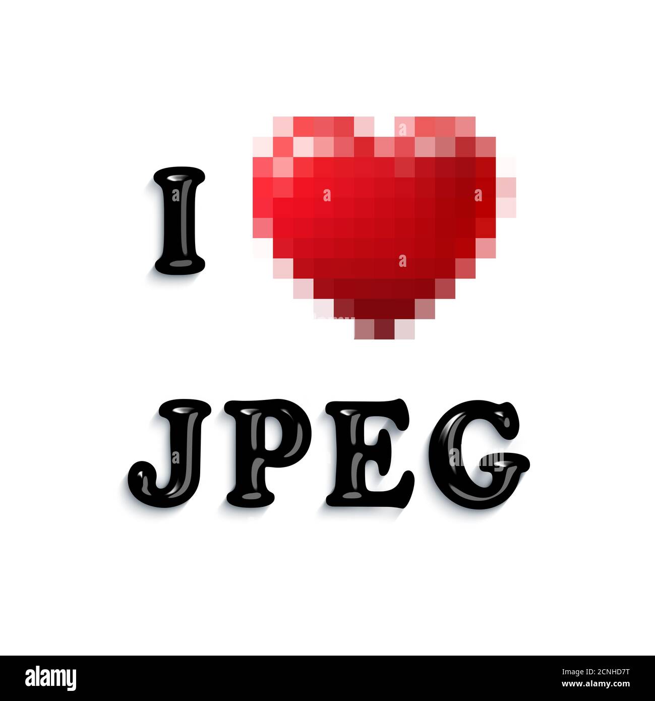 I love jpeg Stock Photo - Alamy