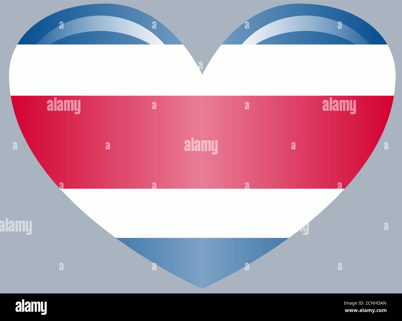 Costa Rican national official flag. Patriotic symbol, banner, element ...