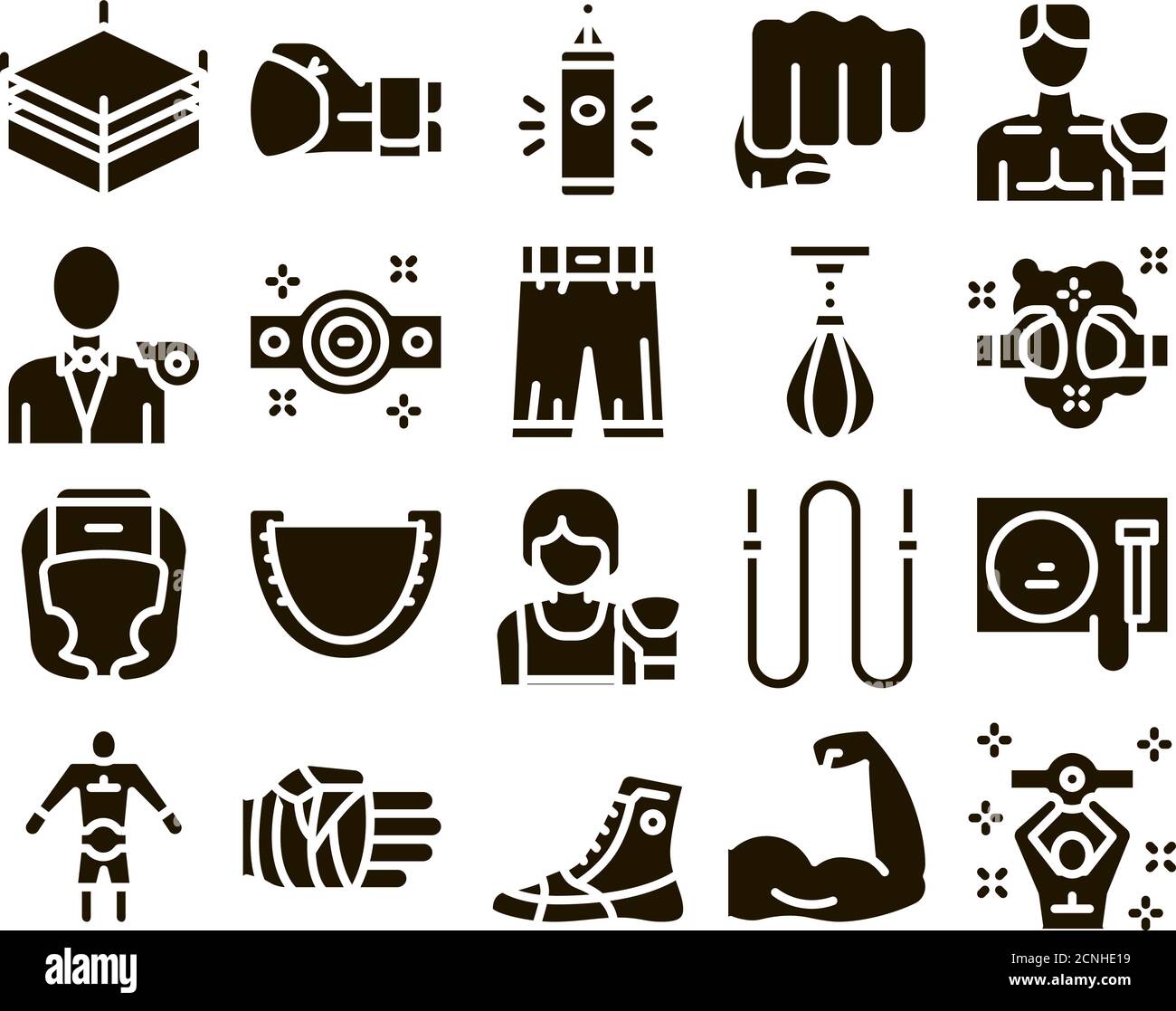 Background boxing items box Stock Vector Images - Alamy