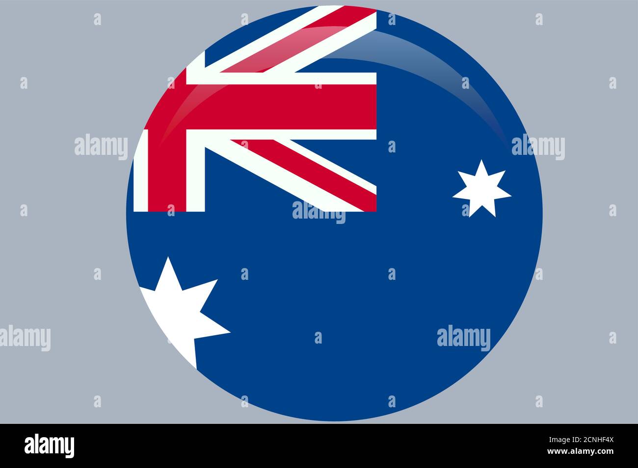 Australia flag, official colors and proportion correctly. National ...