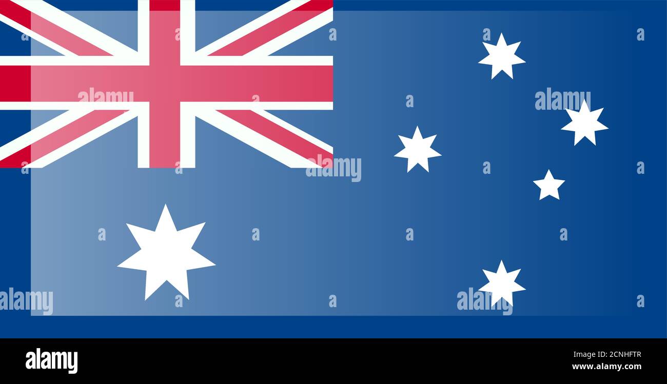 Australia flag, official colors and proportion correctly. National ...