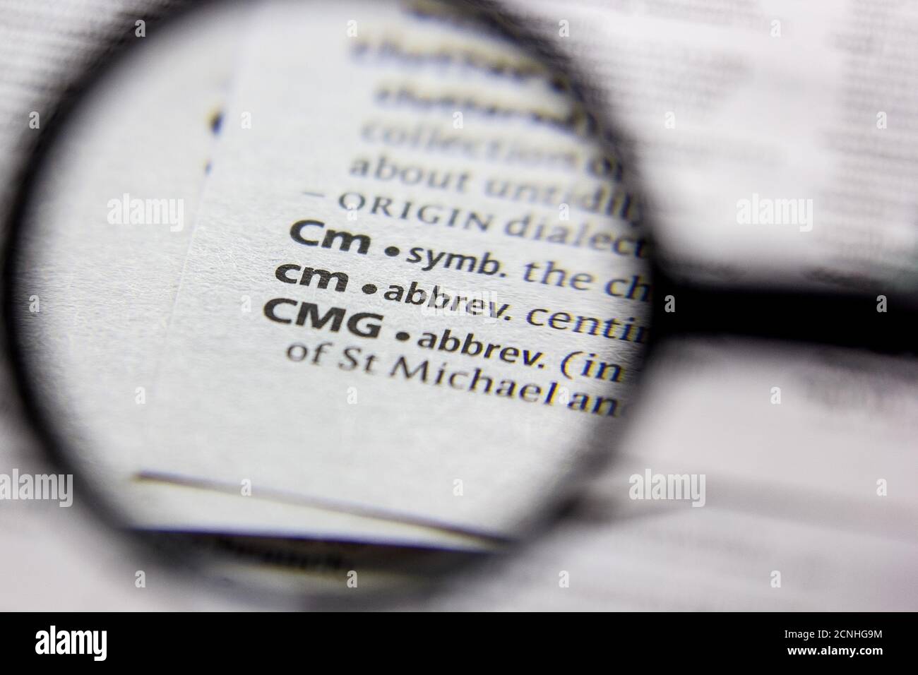 Cm word hi-res stock photography and images - Alamy