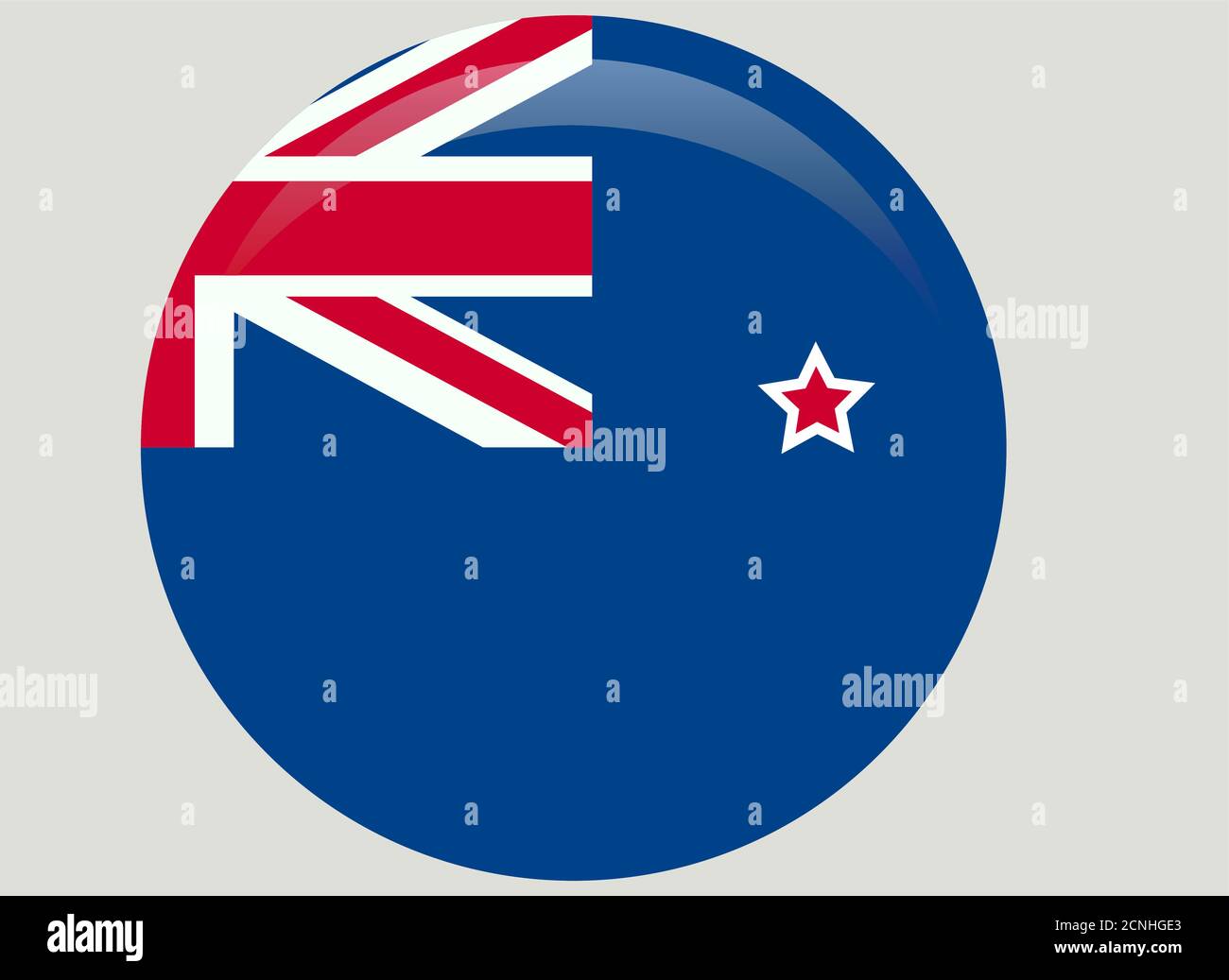 New Zealand flag, official colors and proportion correctly. National ...