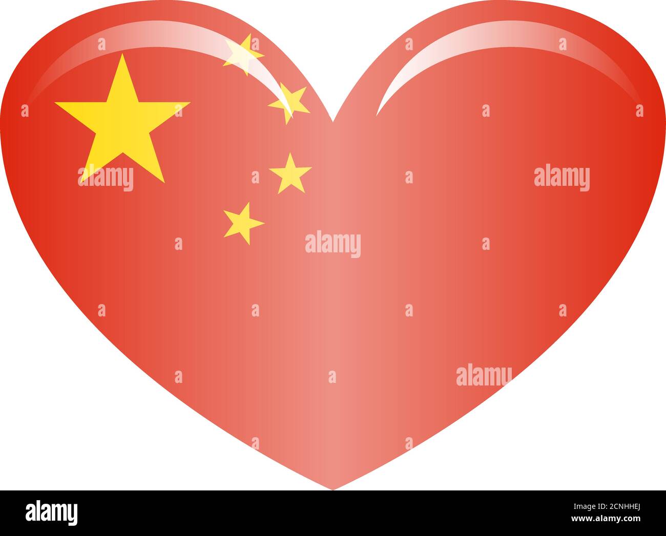 China flag, official colors and proportion correctly. National China ...