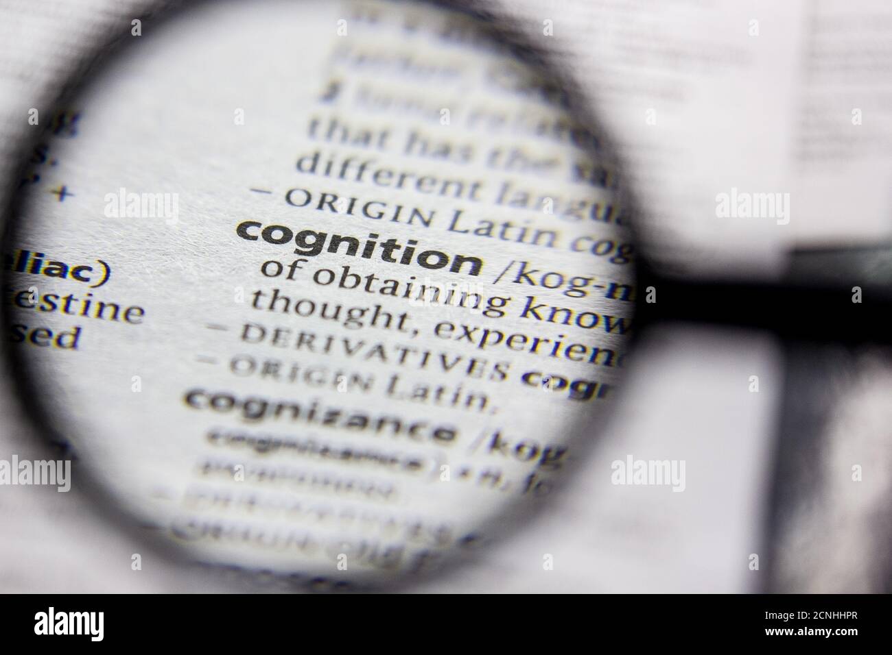 Word or phrase Cognition in a dictionary Stock Photo - Alamy