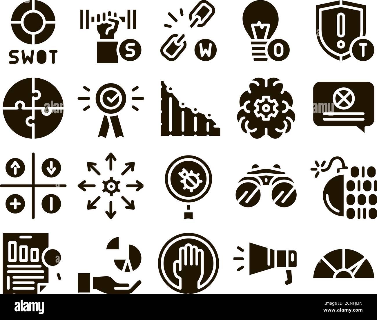 Swot infographics Cut Out Stock Images & Pictures - Alamy