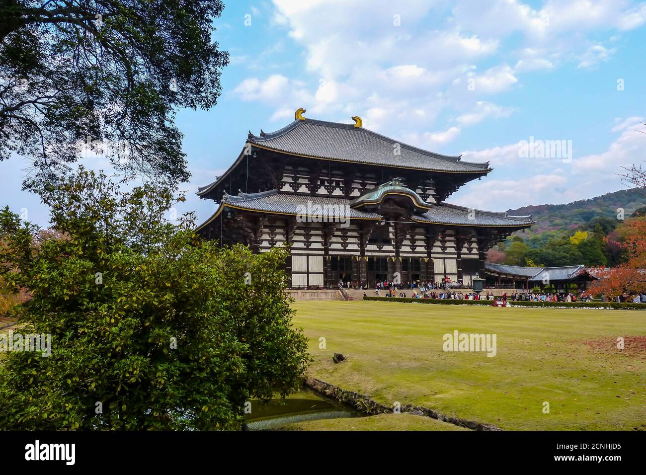 Todaiji, Great Eastern Temple, Buddhist temple in Nara, Japan Stock ...