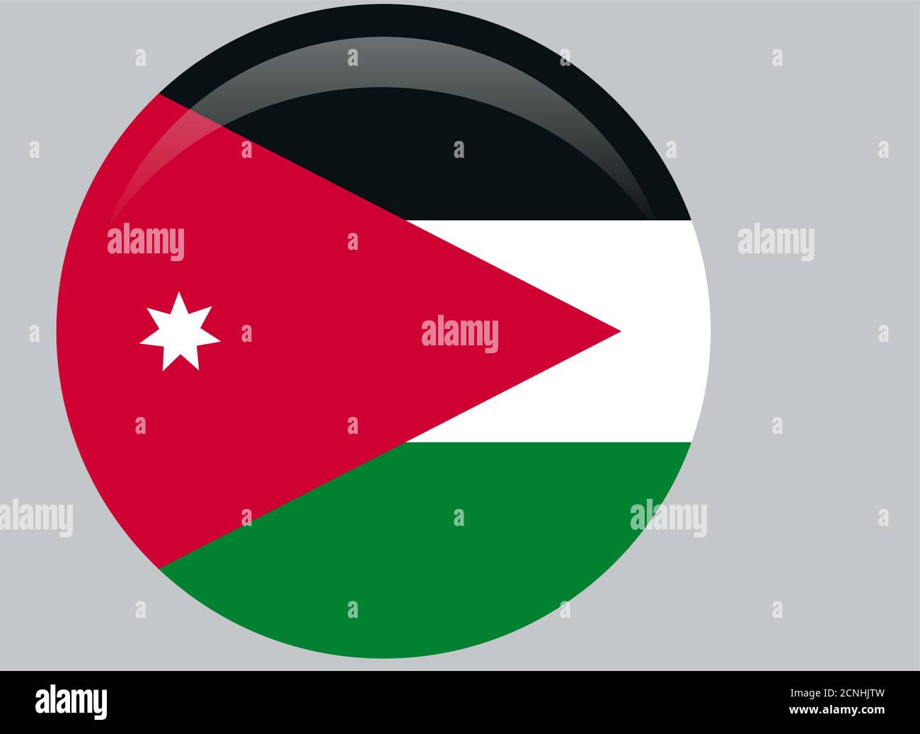 Jordanian official flag hi-res stock photography and images - Alamy