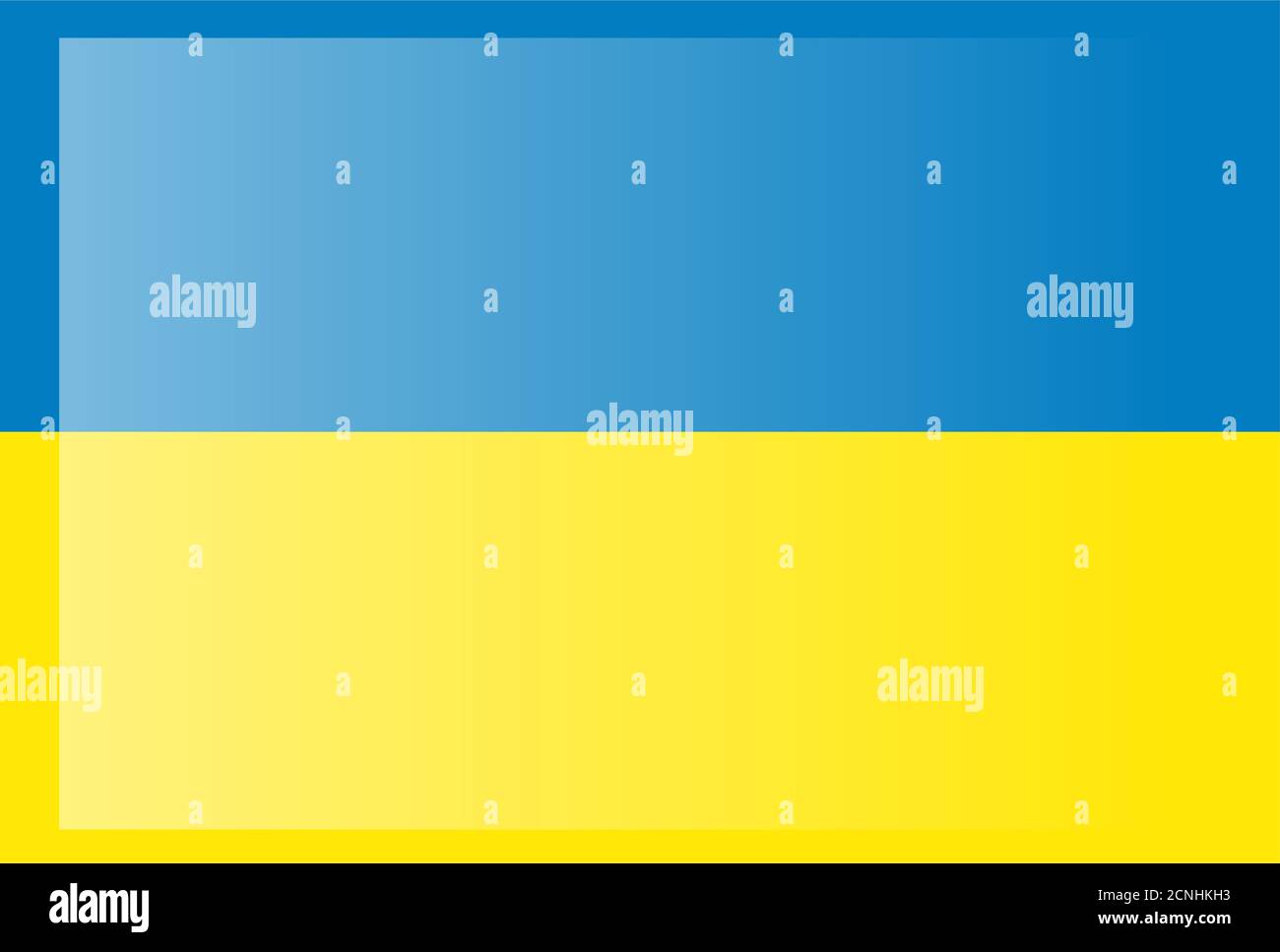 Ukraine flag, official colors and proportion correctly. National ...