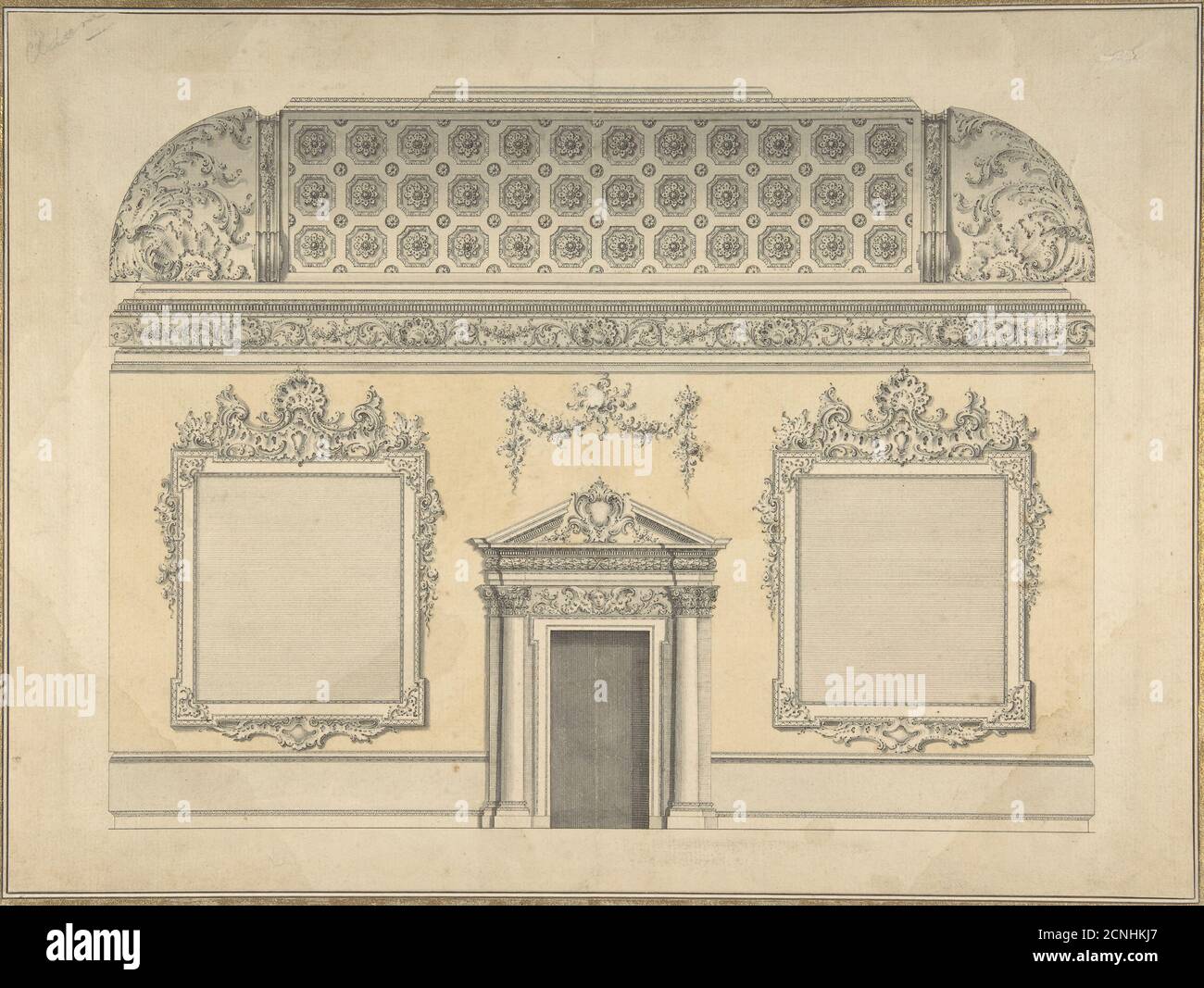Pillar column ceiling coving hi-res stock photography and images - Alamy