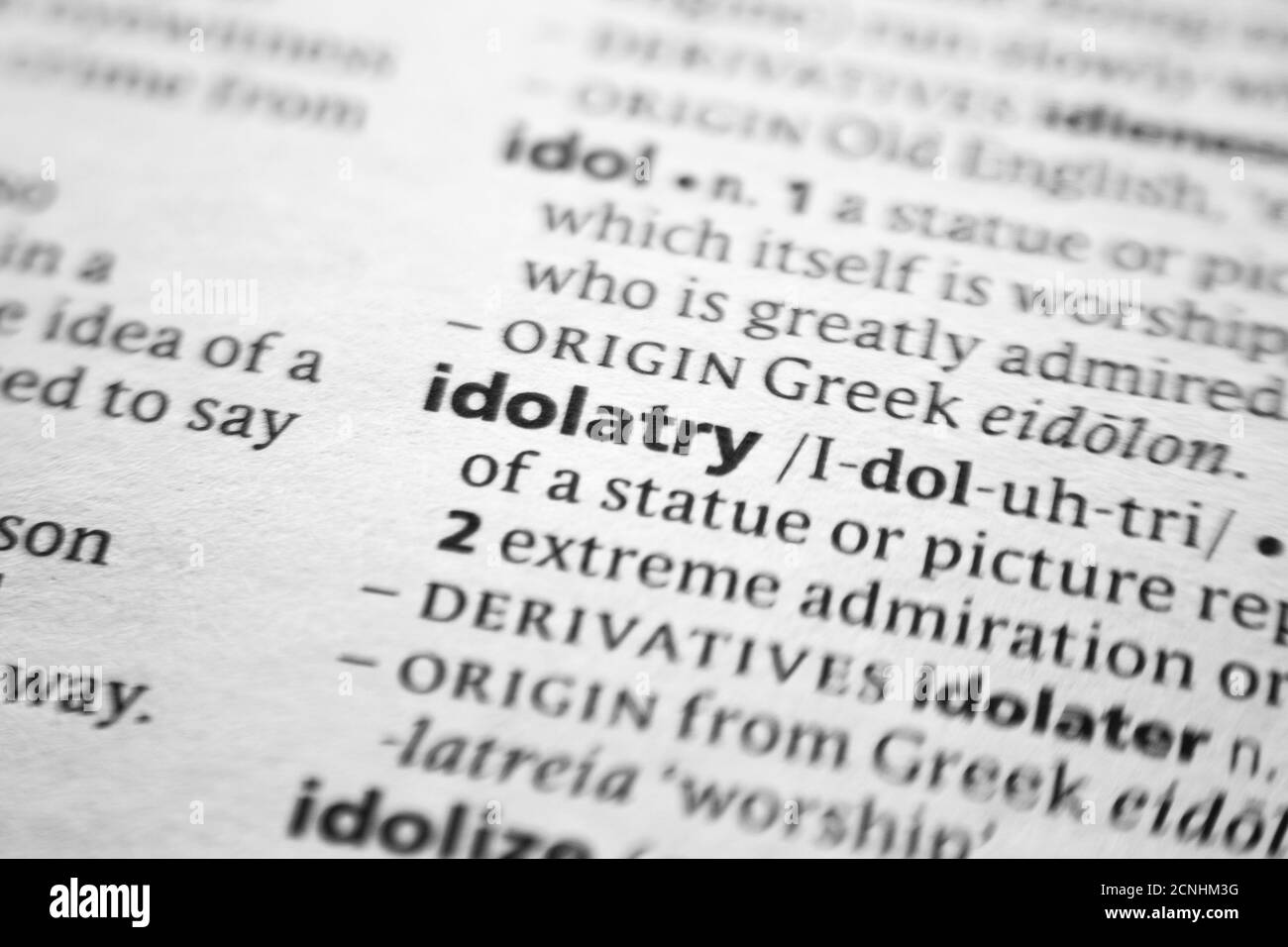 Idolatry Black and White Stock Photos & Images - Alamy