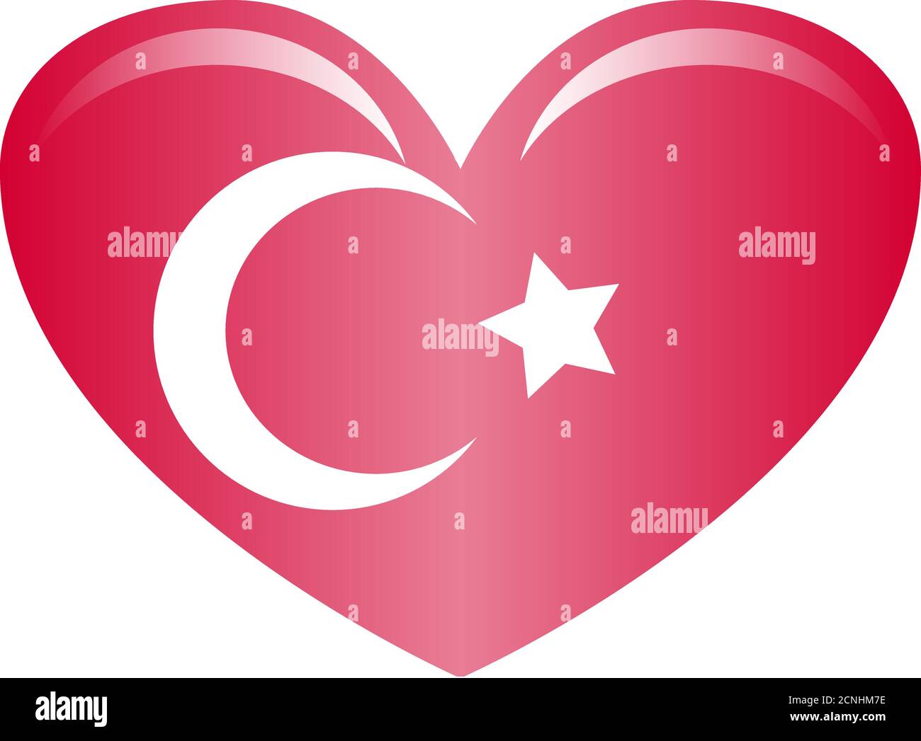 The national flag of Turkey. Rightly proportions and colors Stock ...