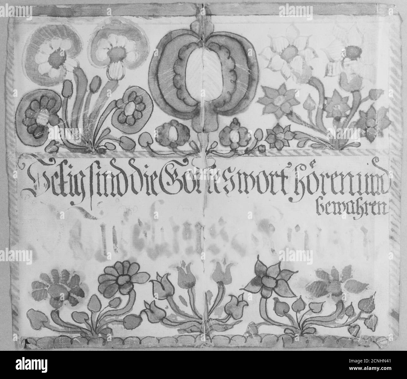 German gothic lettering Black and White Stock Photos & Images - Alamy