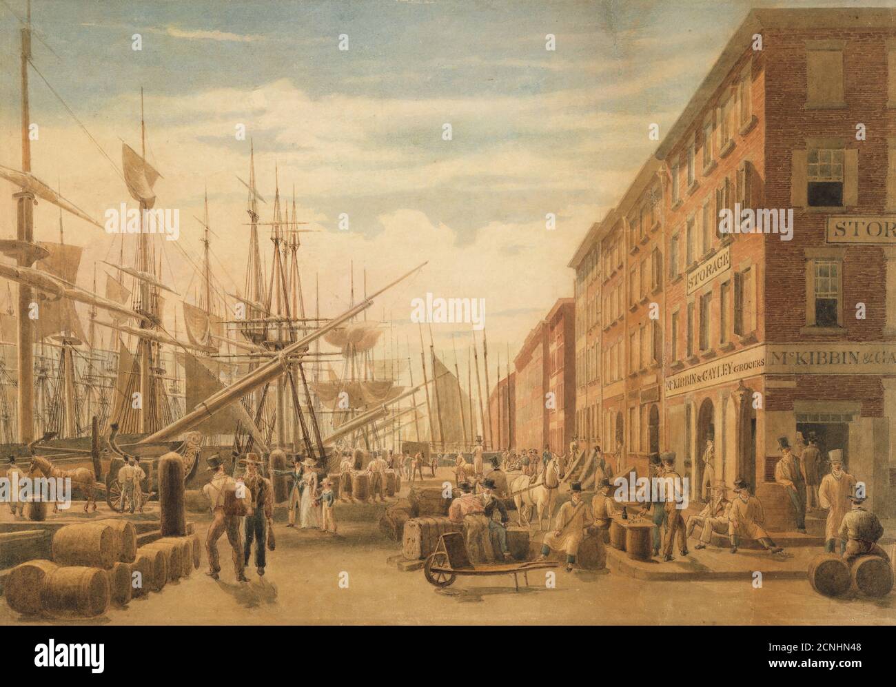 New york docks 19th century hi-res stock photography and images - Alamy