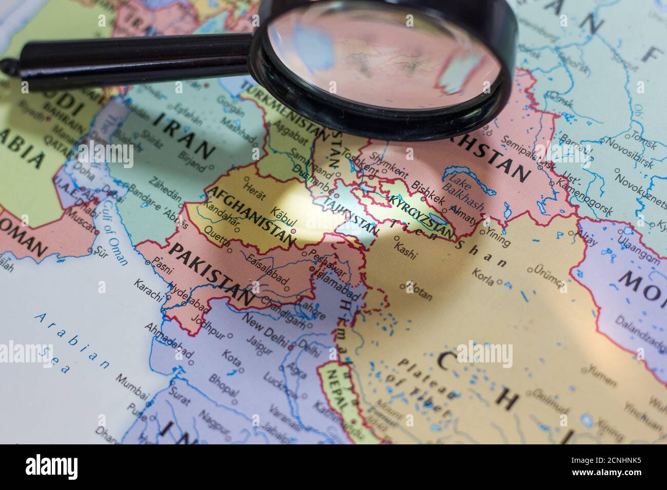 Tajikistan world atlas map