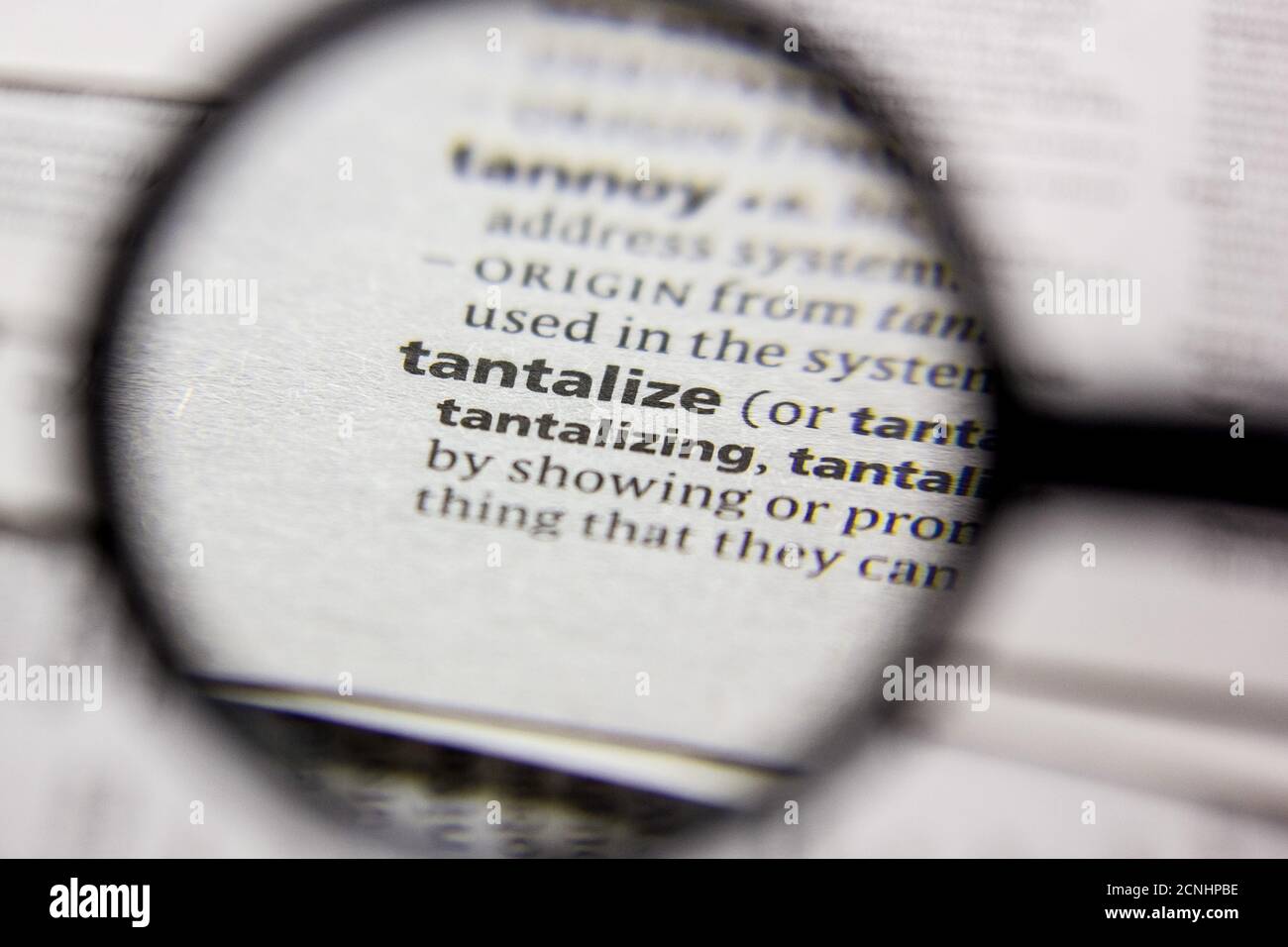 Tantalize hi-res stock photography and images - Alamy