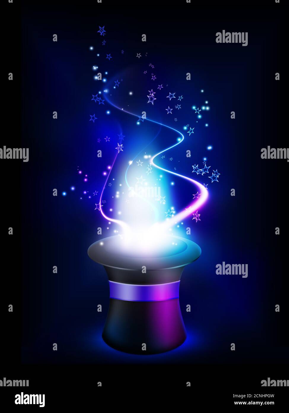 Dark wizard hat silhouette hi-res stock photography and images - Alamy