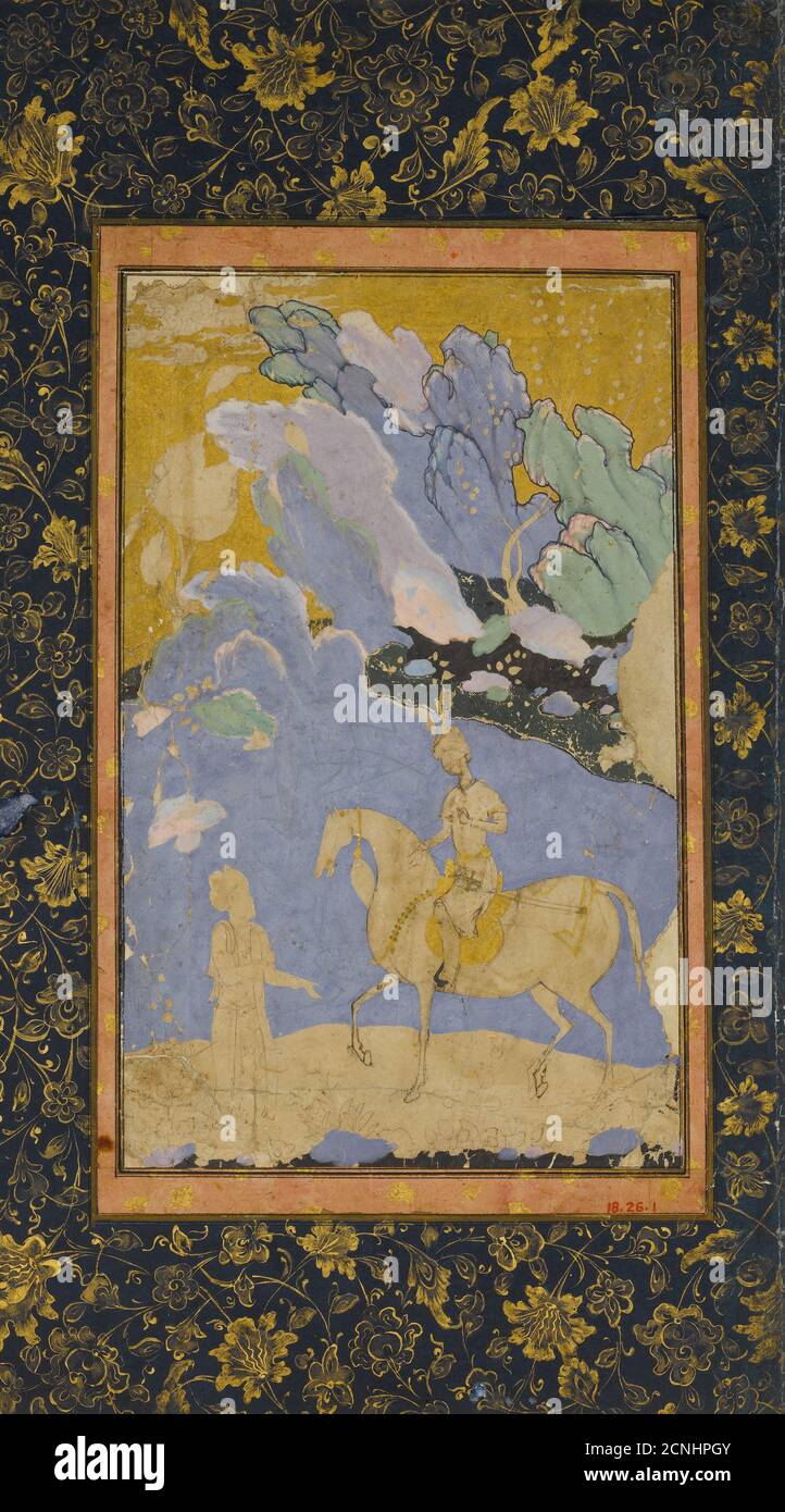 Meeting of a Prince and Poet, mid-16th century Stock Photo - Alamy