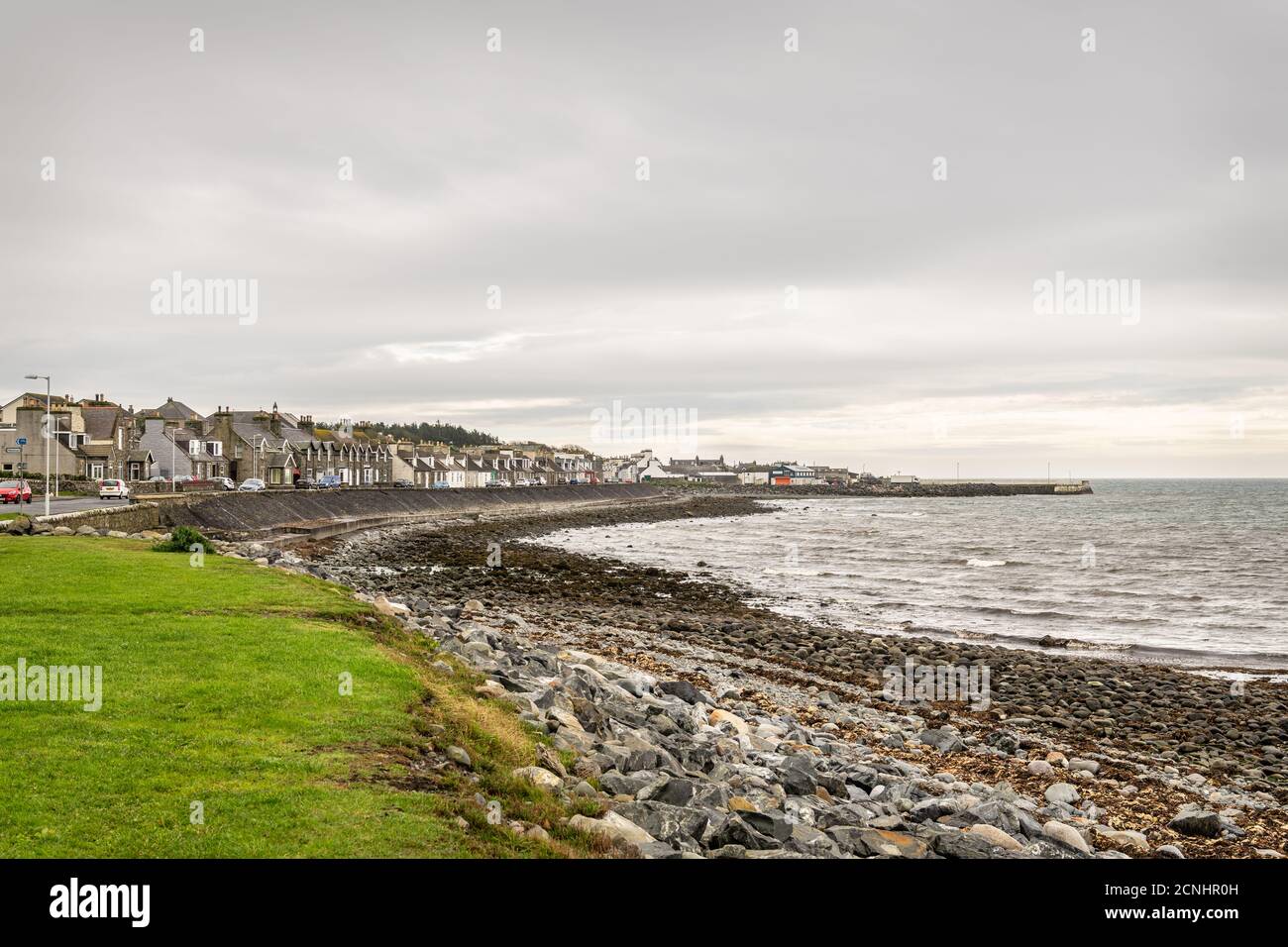 The Coastline and town of Port William, Port William, Dumfries ...