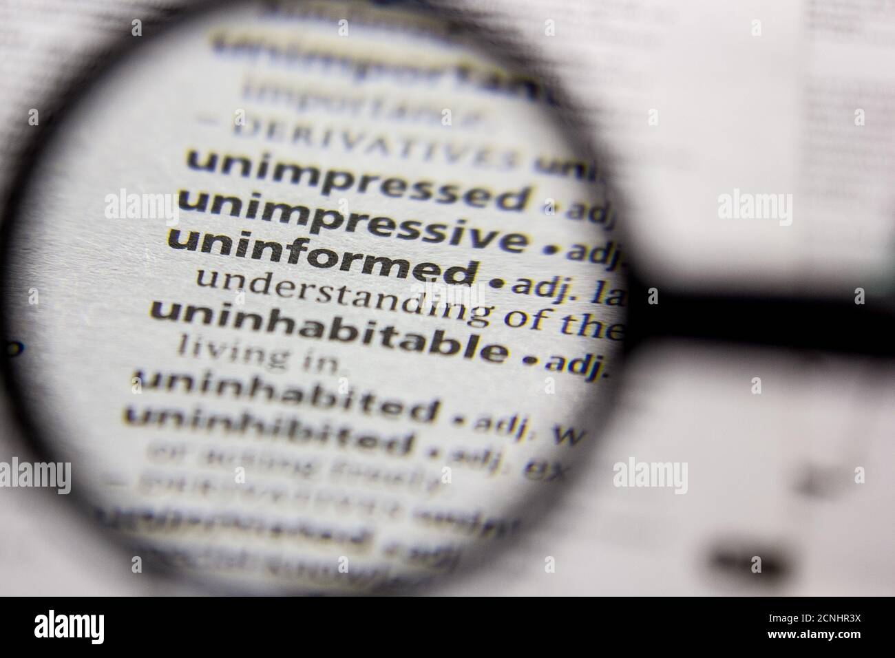 Uninformed hi-res stock photography and images - Alamy
