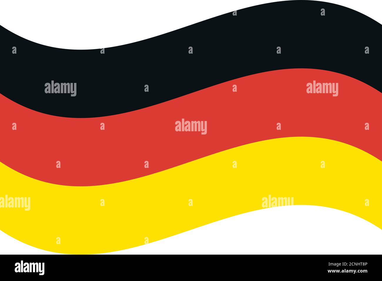 Germany flag, official colors and proportion correctly. National ...