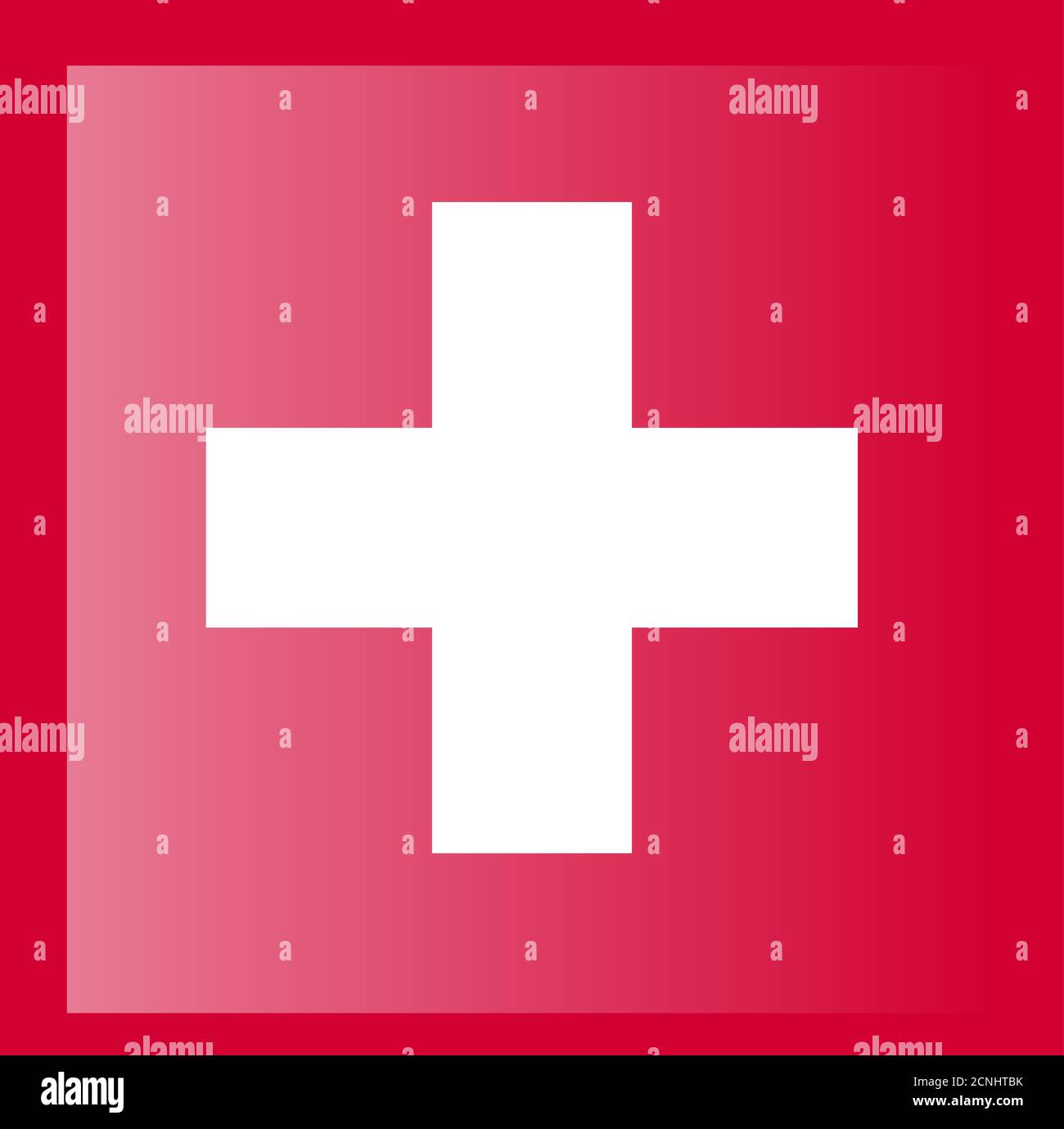 Flag of Switzerland White cross marks the middle of the banner Stock ...