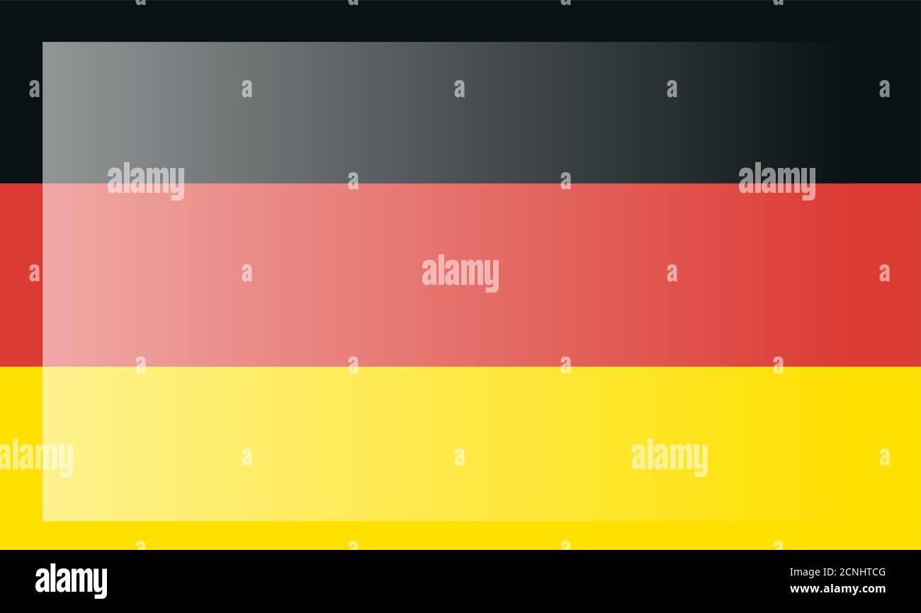 Germany flag, official colors and proportion correctly. National ...