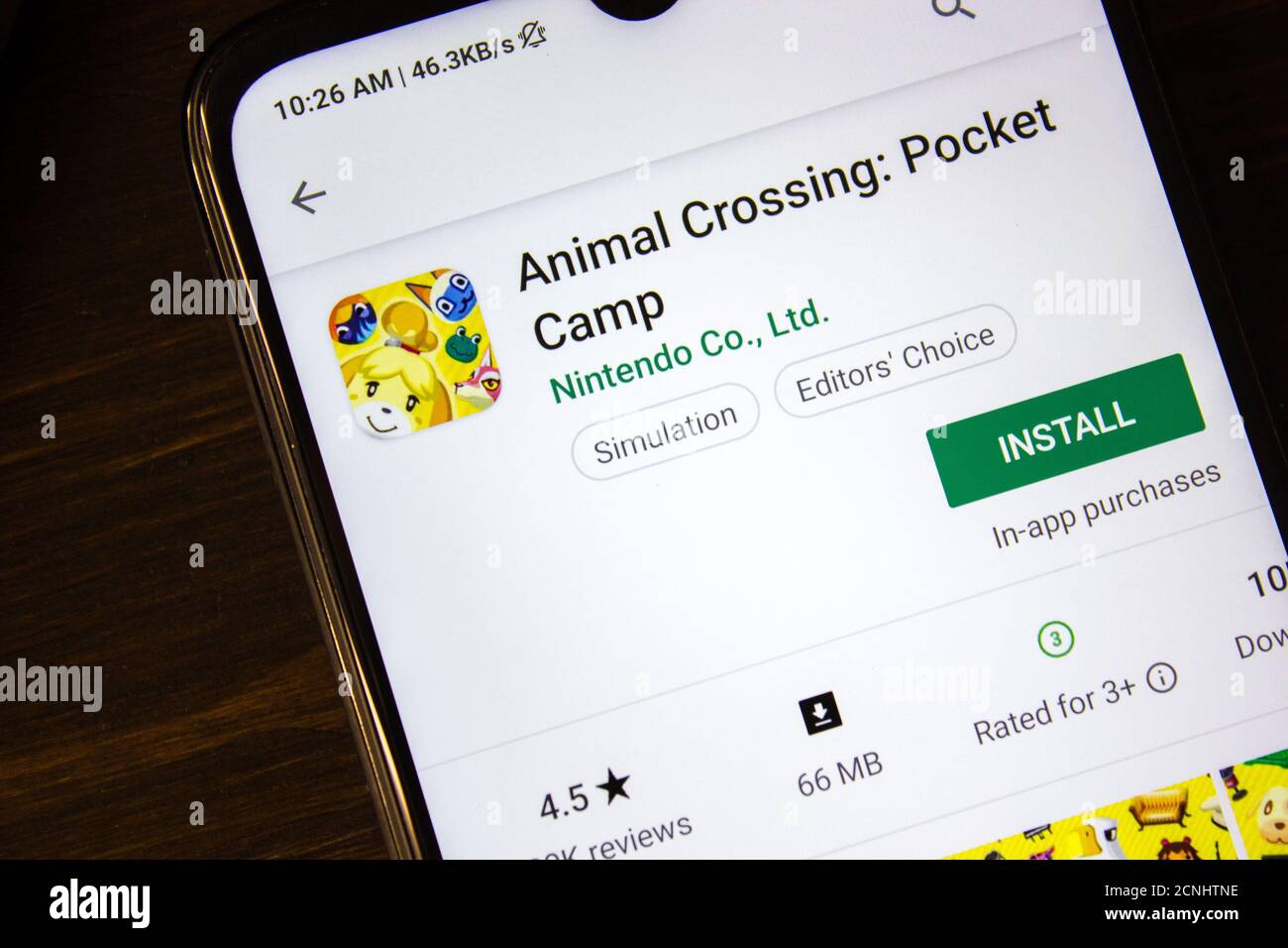 Ivanovsk, Russia - July 21, 2019: Animal Crossing Pocket Camp app on ...