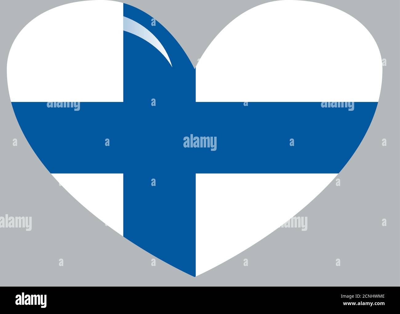Finland flag, official colors and proportion correctly. National ...