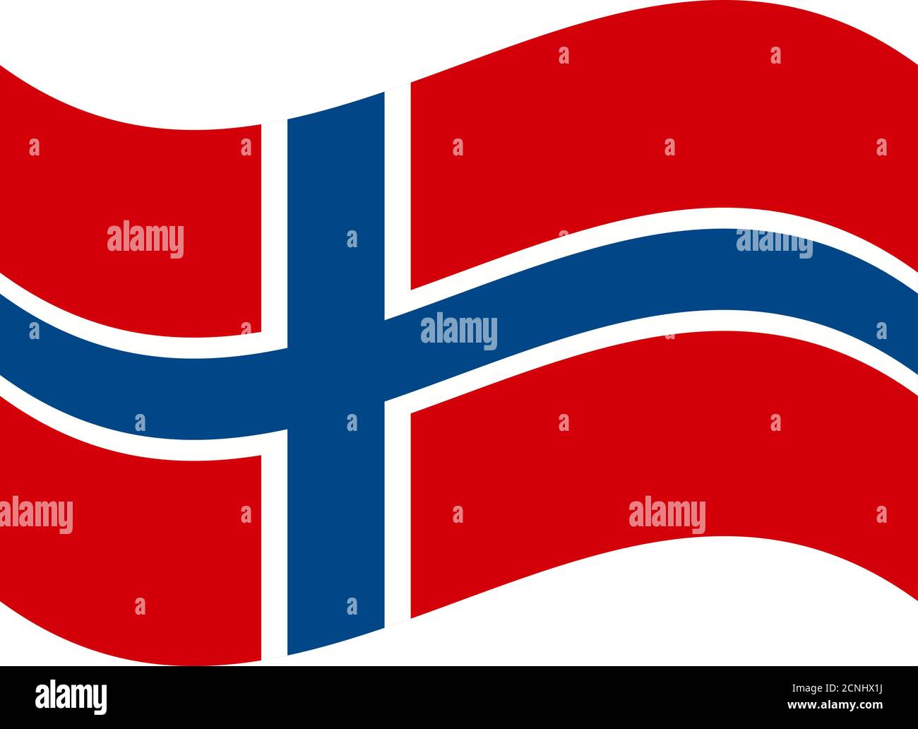 Norway flag, official colors and proportion correctly. National Norway ...