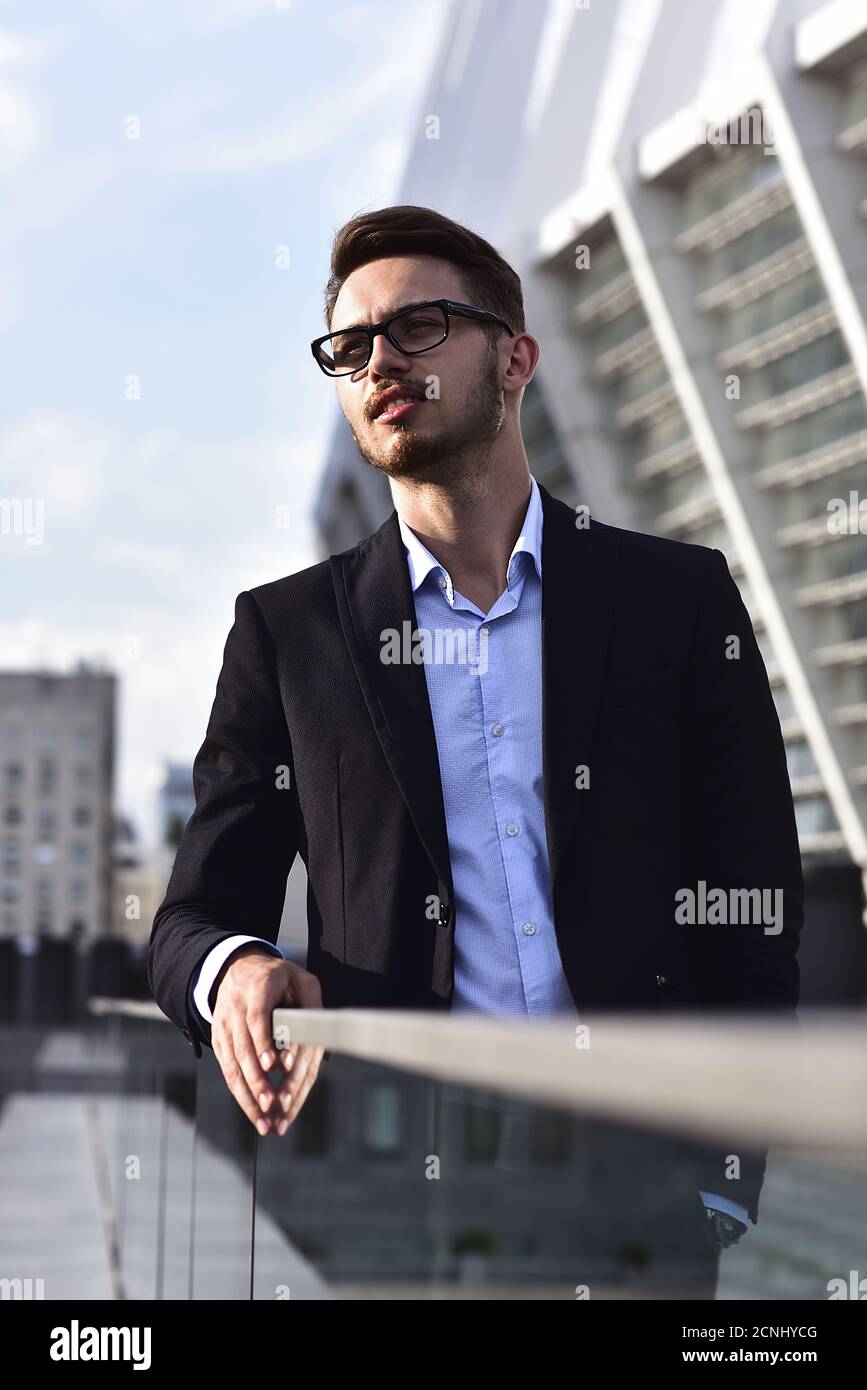 Top shot male suit hi-res stock photography and images - Alamy