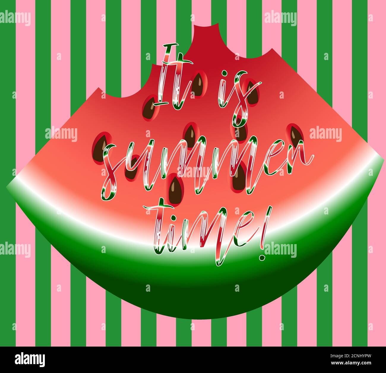 Watermelon slice background with seed and skin texture Stock Vector ...