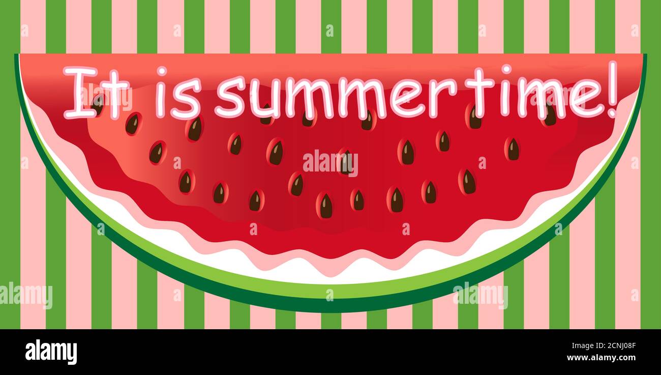 Watermelon slice background with seed and skin texture Stock Vector ...
