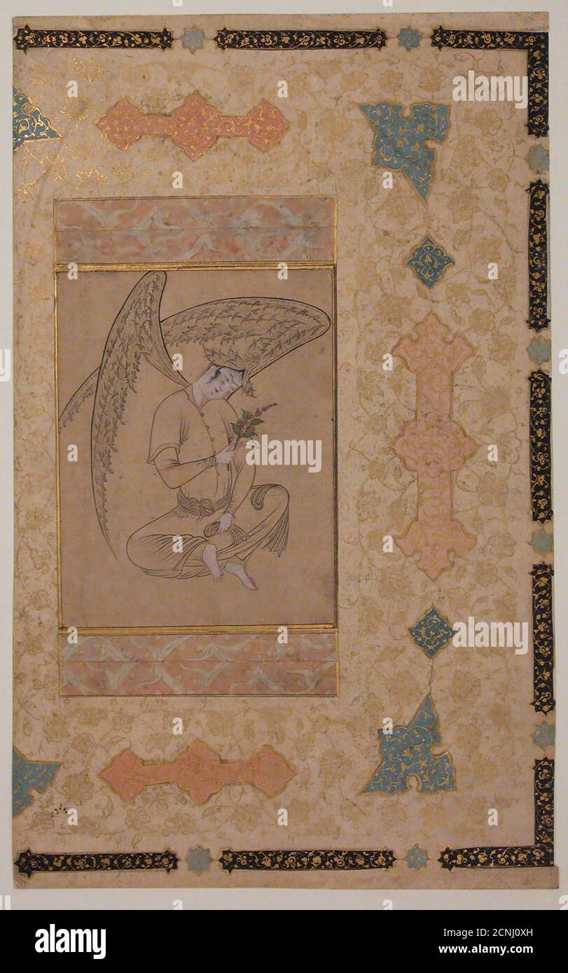 Seated Angel, 17th century Stock Photo - Alamy