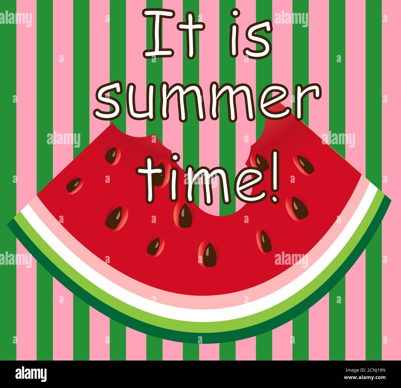 Watermelon slice background with seed and skin texture Stock Vector ...
