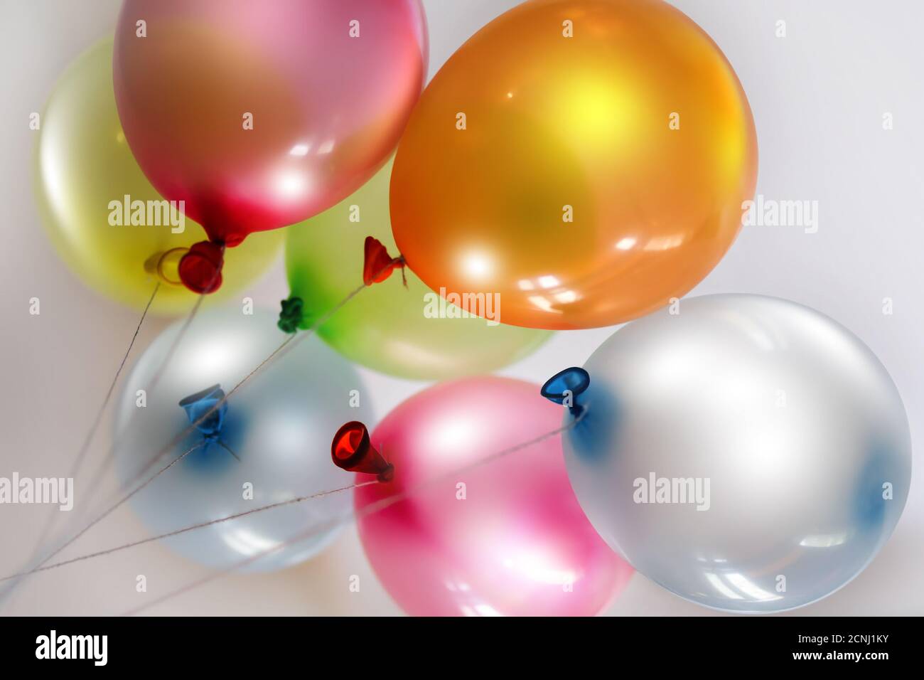 bright colored balloons Stock Photo - Alamy