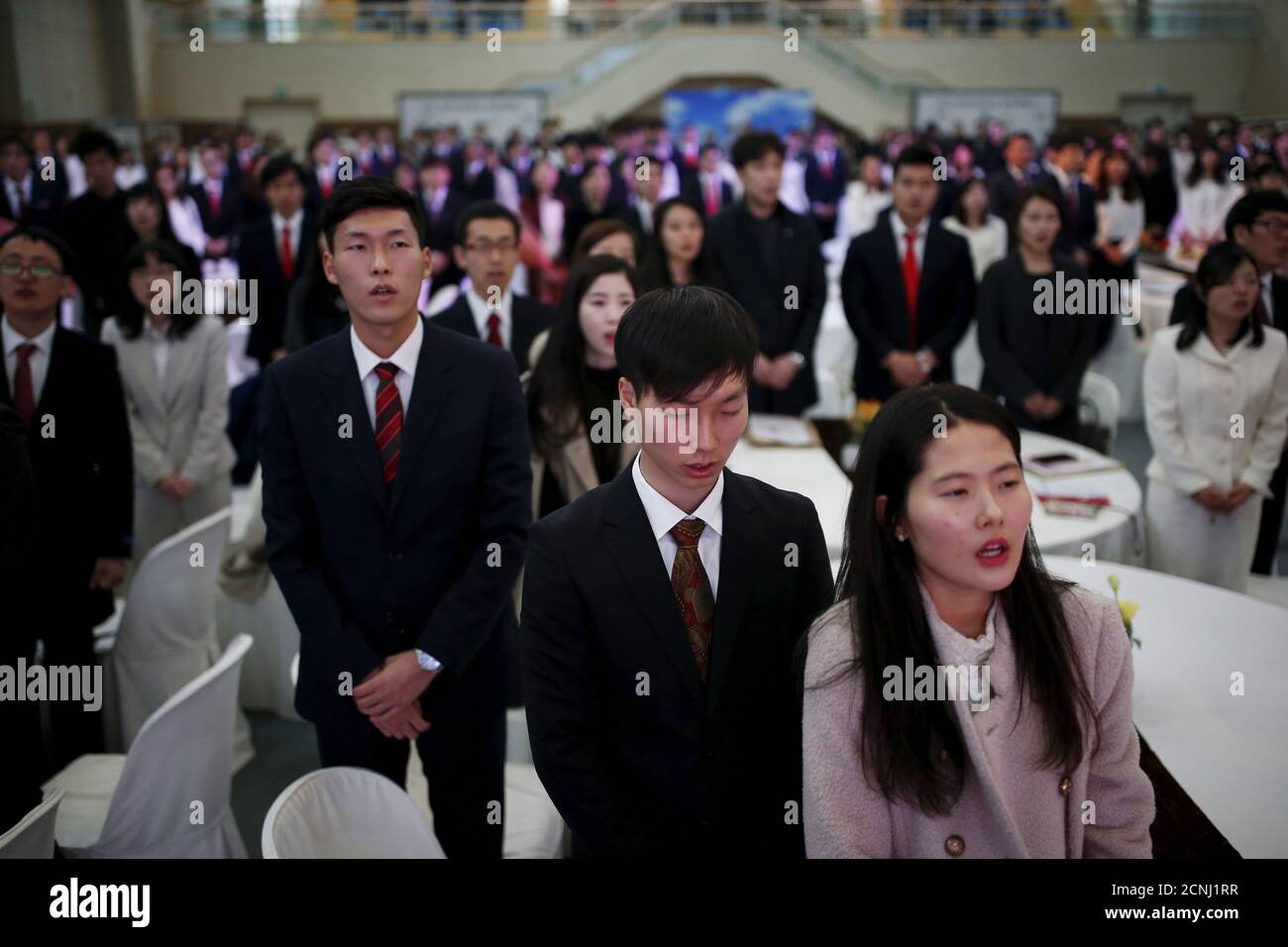 Mass wedding korea hi-res stock photography and images - Alamy
