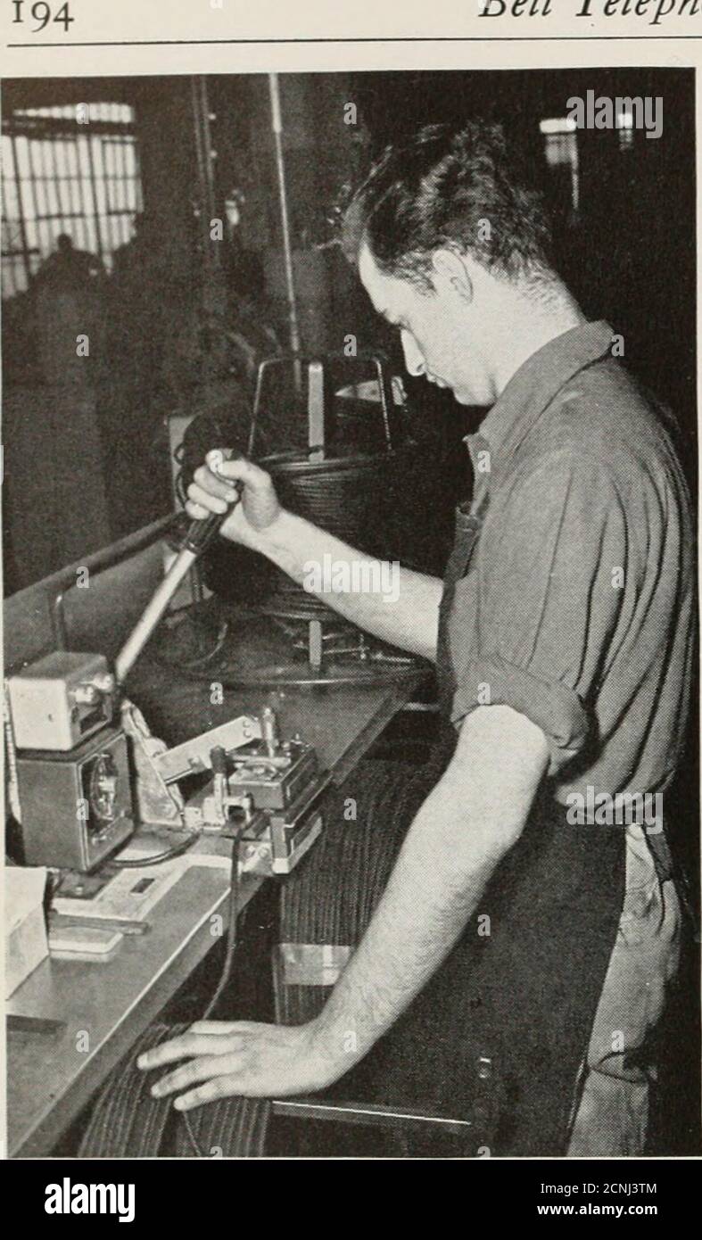 . Bell telephone magazine . xchange cable layout to get the maximum ...