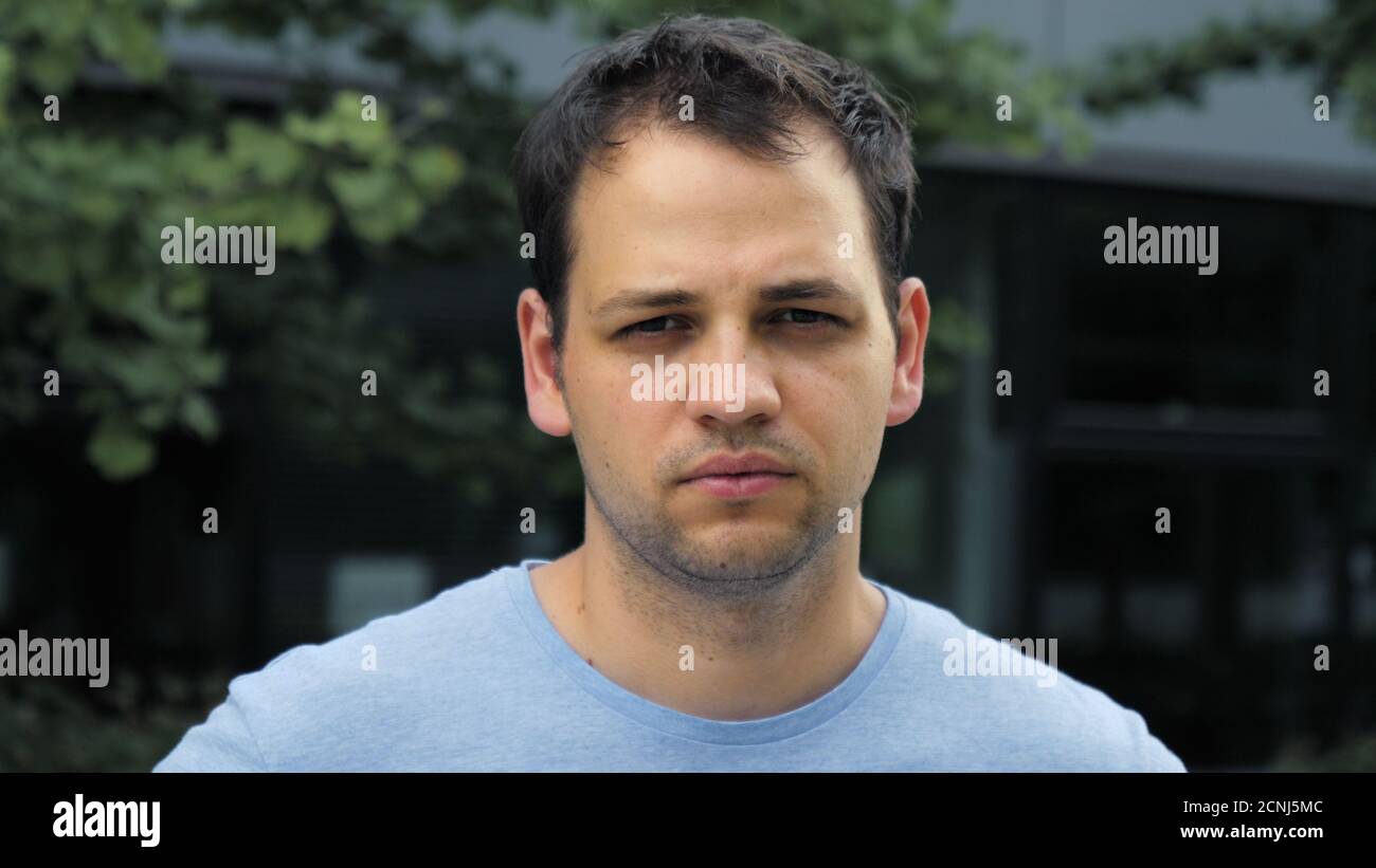 Slow motion portrait handsome young hi-res stock photography and images ...