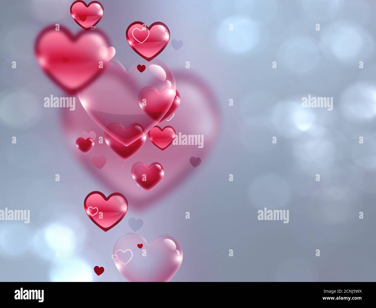 Abstract romantic background heart hi-res stock photography and images ...
