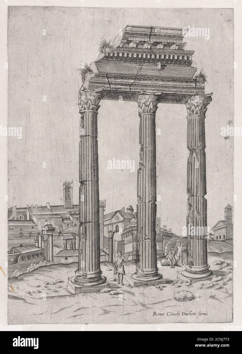 Speculum Romanae Magnificentiae: Portico of the Temple of Julius, 16th ...