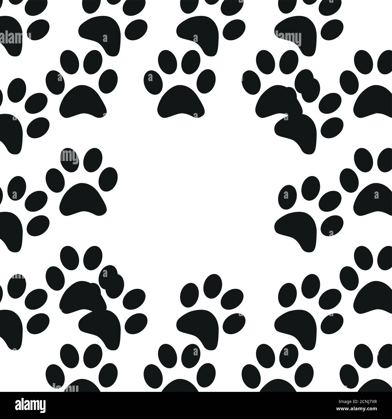 Animal footprint seamless pattern Stock Vector Image & Art - Alamy