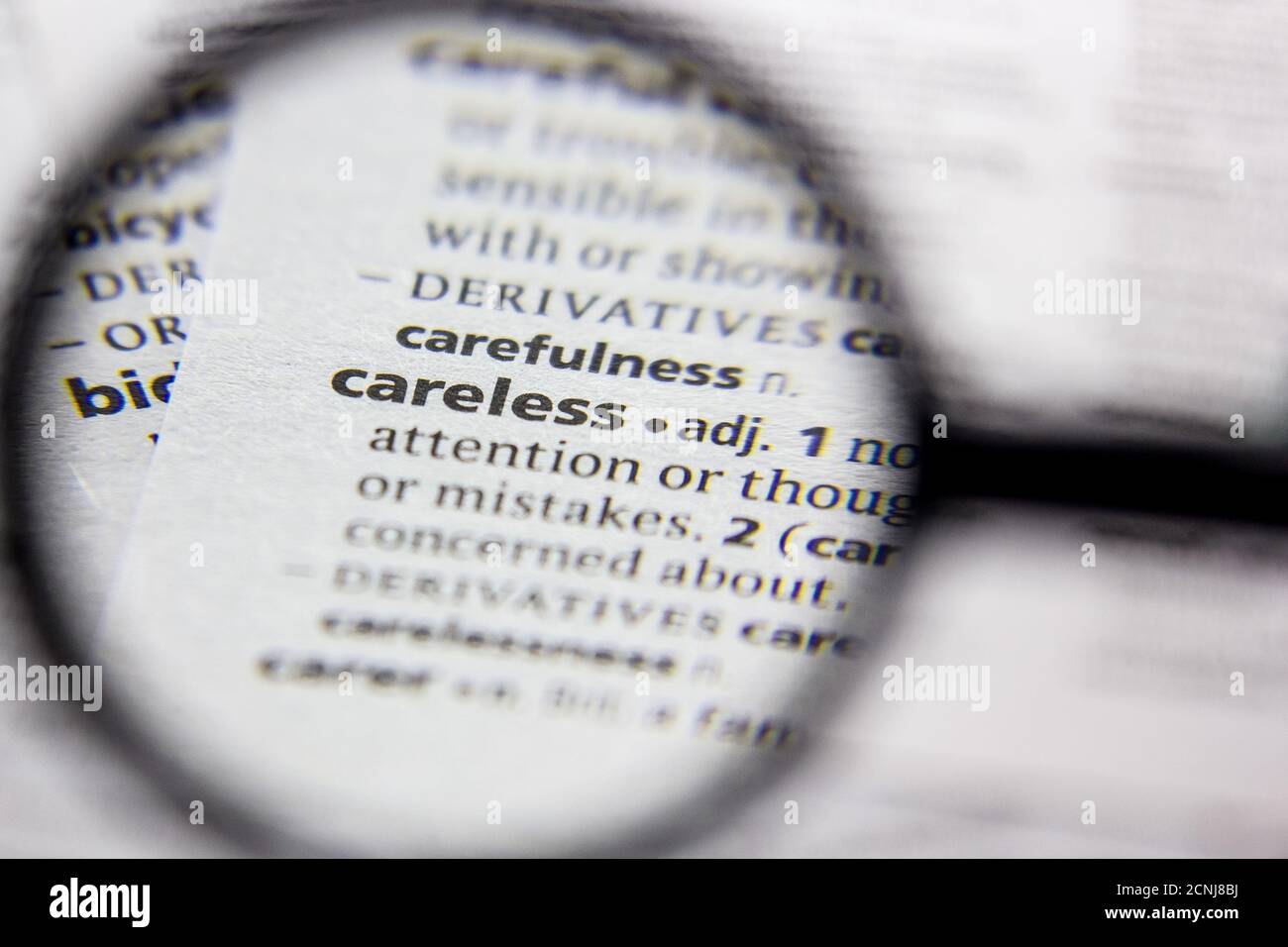 Careless word hi-res stock photography and images - Alamy